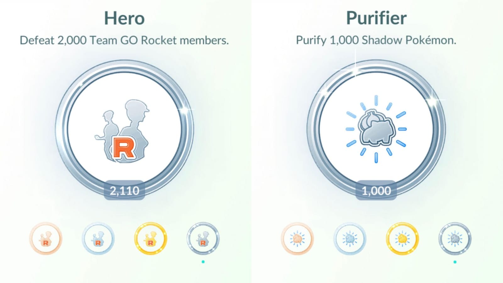 All Pokemon GO Medals: Platinum Medals, Catch Bonus, and more
