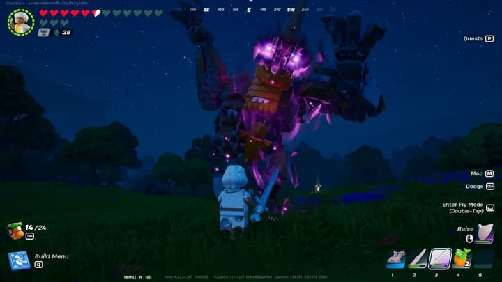 How to get Storm Core in LEGO Fortnite