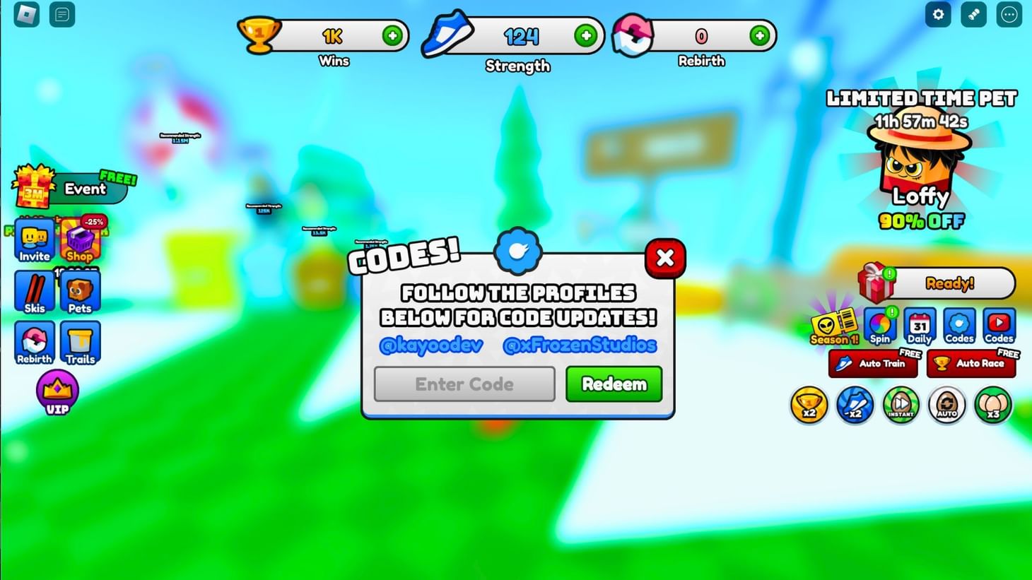 Roblox Ski Race Simulator Codes