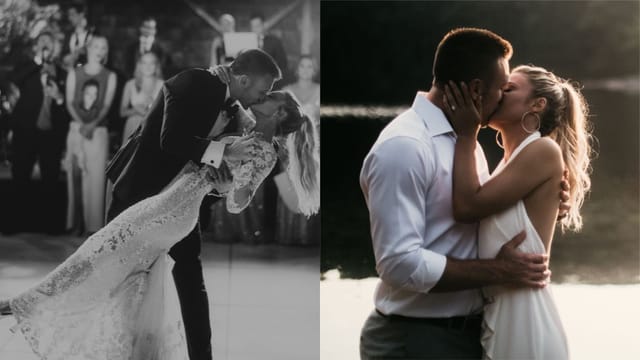 In Photos: 49ers star Kyle Juszczyk's wife Kristin remembers wedding ...