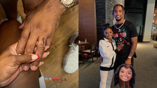 Simone Biles gushes over husband Jonathan Owens' new romantic tattoo