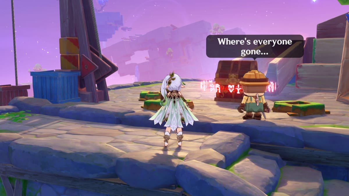 Genshin Impact Broken Sea Three moles Precious Chest puzzle guide