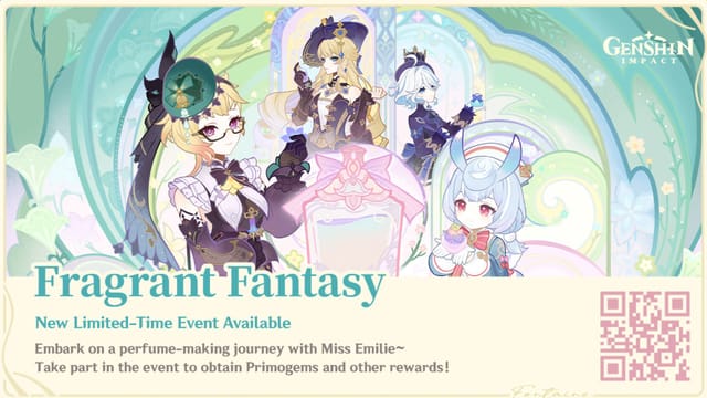 Genshin Impact Fragrant Fantasy perfume recipe guide