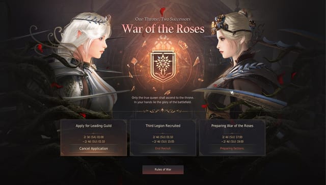 War of Roses adds 600-player PvP to Black Desert Online