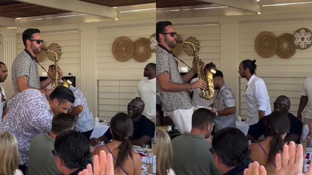Watch: Michael Jordan caught vibing to saxophone rendition of Chicago ...