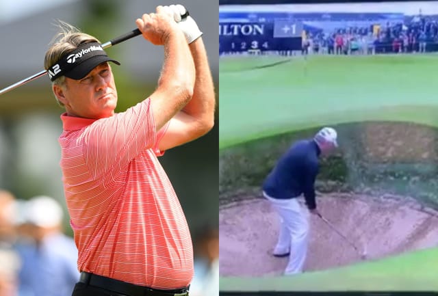 WATCH: Todd Hamilton delivers The Open Championship’s first shank from ...