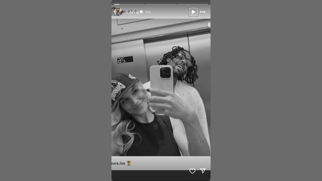 D'Angelo Russell shares wholesome monochrome selfie with girlfriend ...