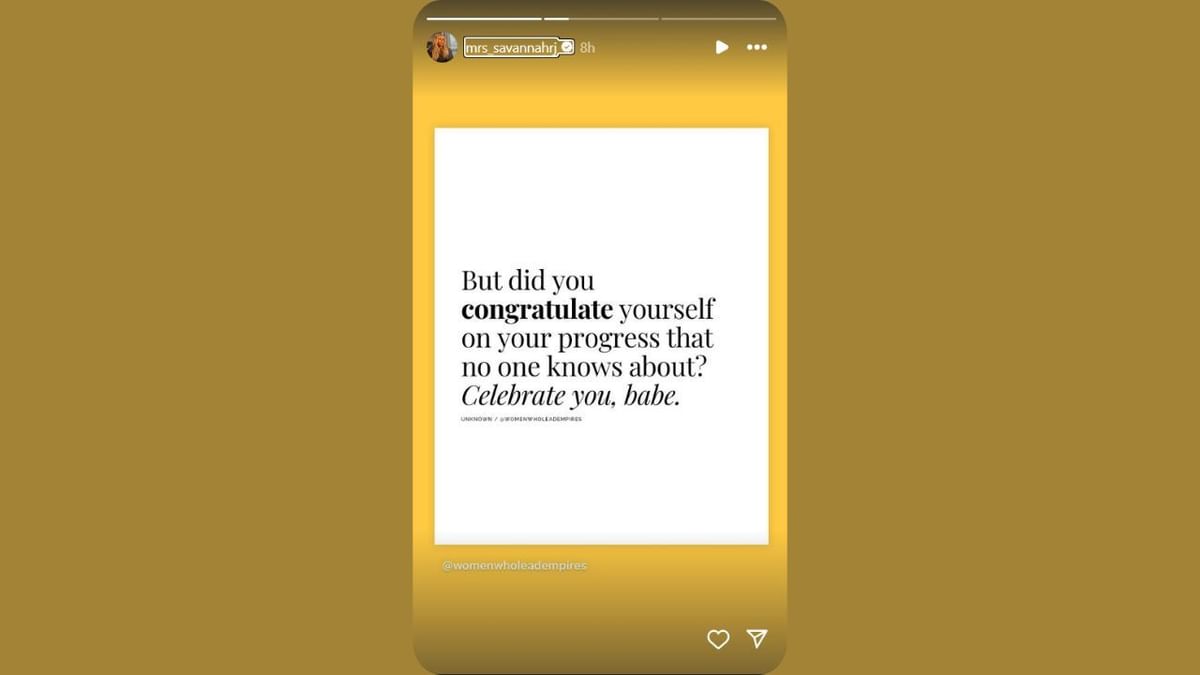 "Celebrate you babe": LeBron James' wife Savannah takes to IG to share self-appreciation post ...