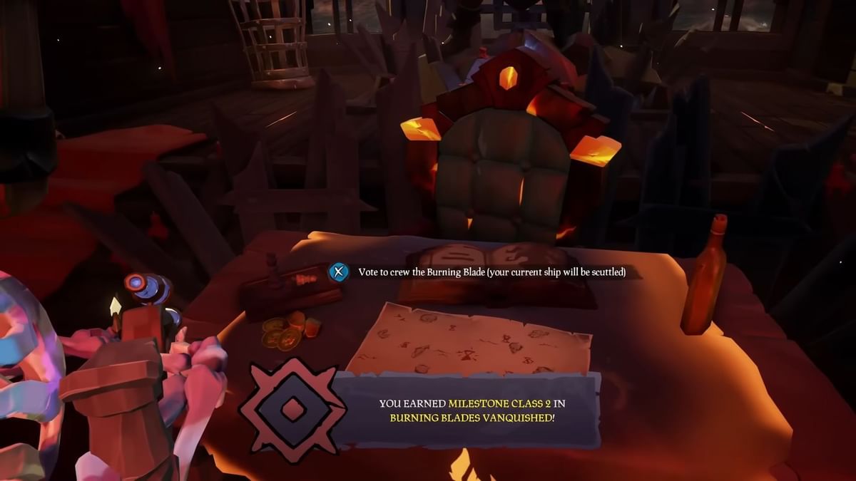 How to get the Burning Blade in Sea of Thieves