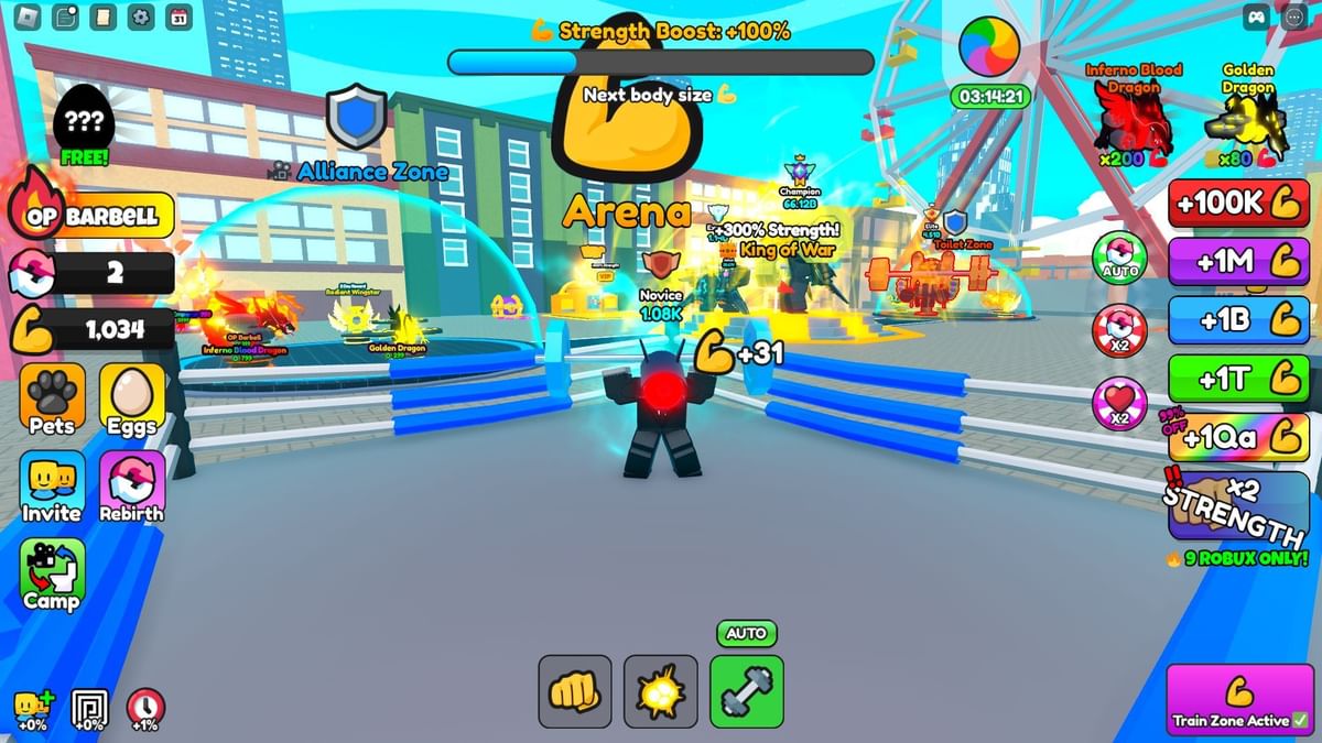 How to play Roblox Titan Training Simulator