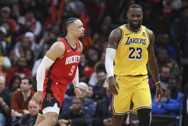 Watch: LeBron James and Dillon Brooks continue feud with double bump ...