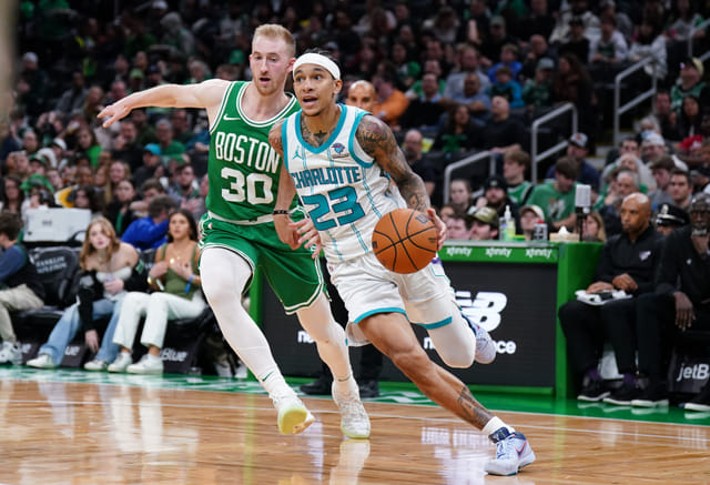 Hornets guard Tre Mann reacts sternly to viral trend linking him to ...