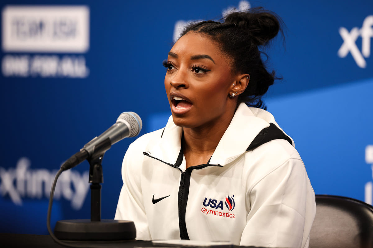 "Thank you for taking care of my sister"-Simone Biles' sister Adria ...