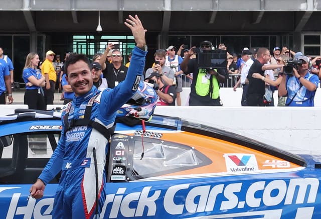 Kyle Larson announces Double participation in 2025 after Brickyard 400 ...