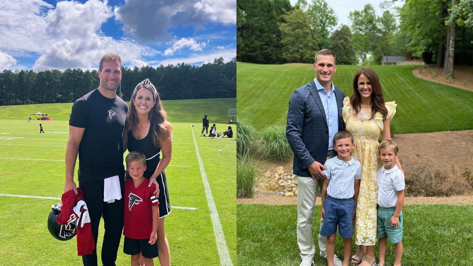 Kirk Cousins' wife Julie beams with pride as QB begins new NFL chapter ...