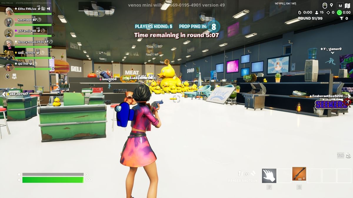 Fortnite Wallmart Prop Hunt: UEFN map code, how to play, and more