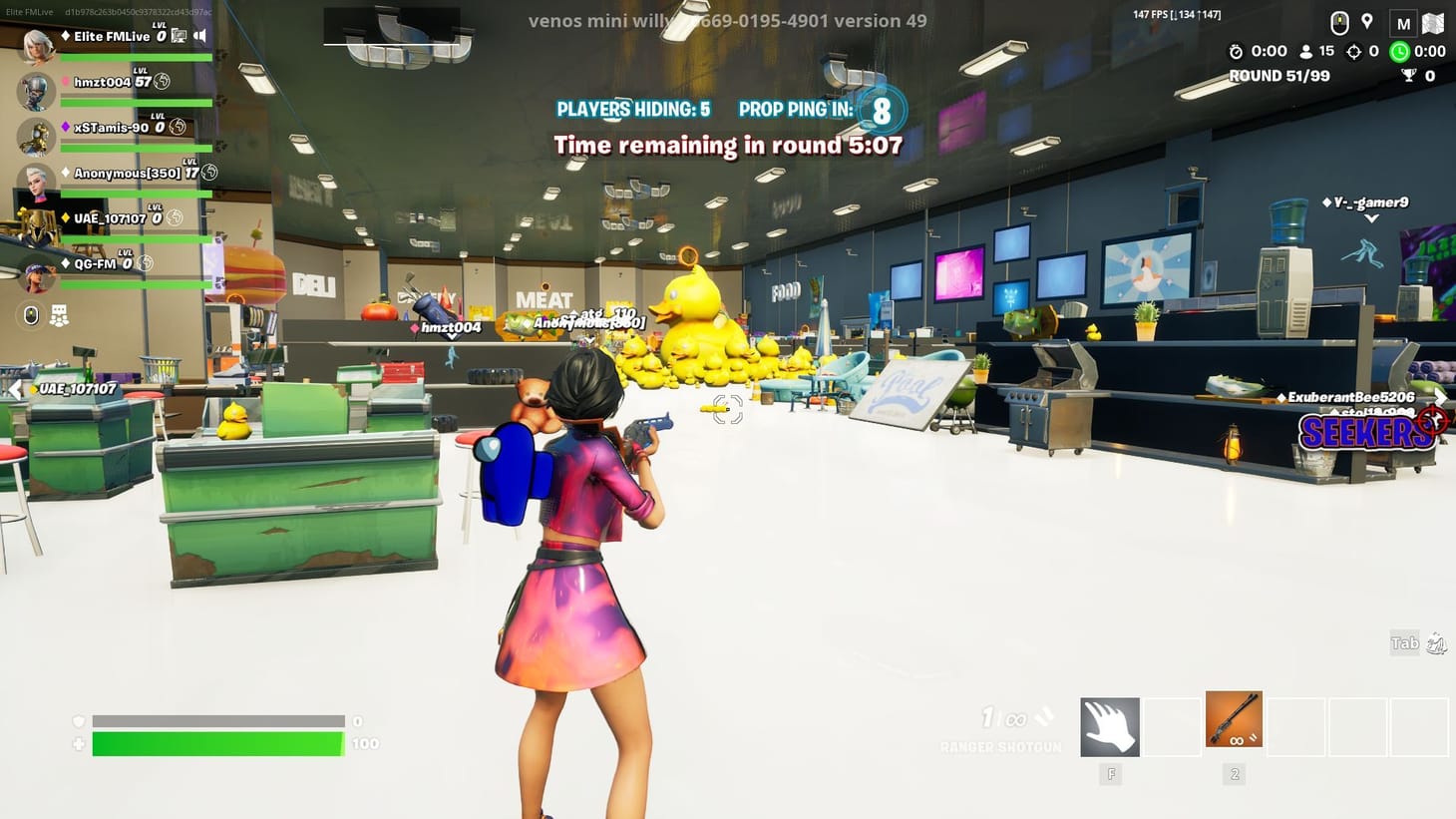 Fortnite Wallmart Prop Hunt: UEFN map code, how to play, and more