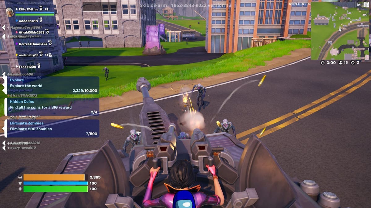 Fortnite Zombiedrive: UEFN map code, how to play, and more