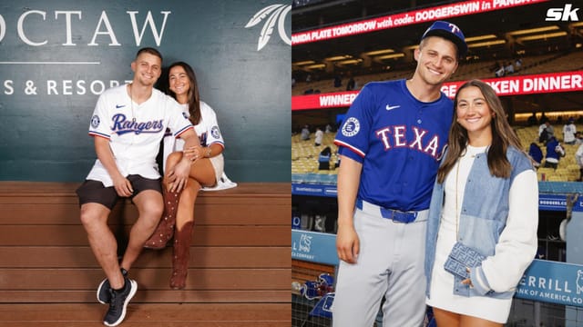 Corey Seager's wife Madisyn reacts as husband blasts longest homer of ...