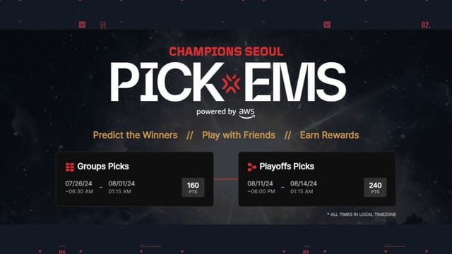 How to take part in Valorant Champions Pick'Ems? Rewards and more explained