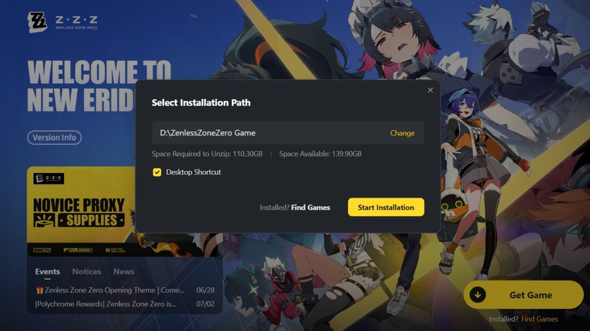 Zenless Zone Zero file size [PC, Android, iOS, PS5]