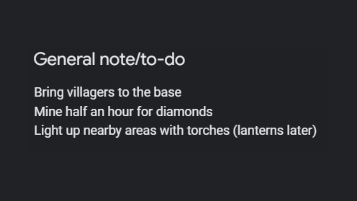 How to keep track of tasks and projects in Minecraft