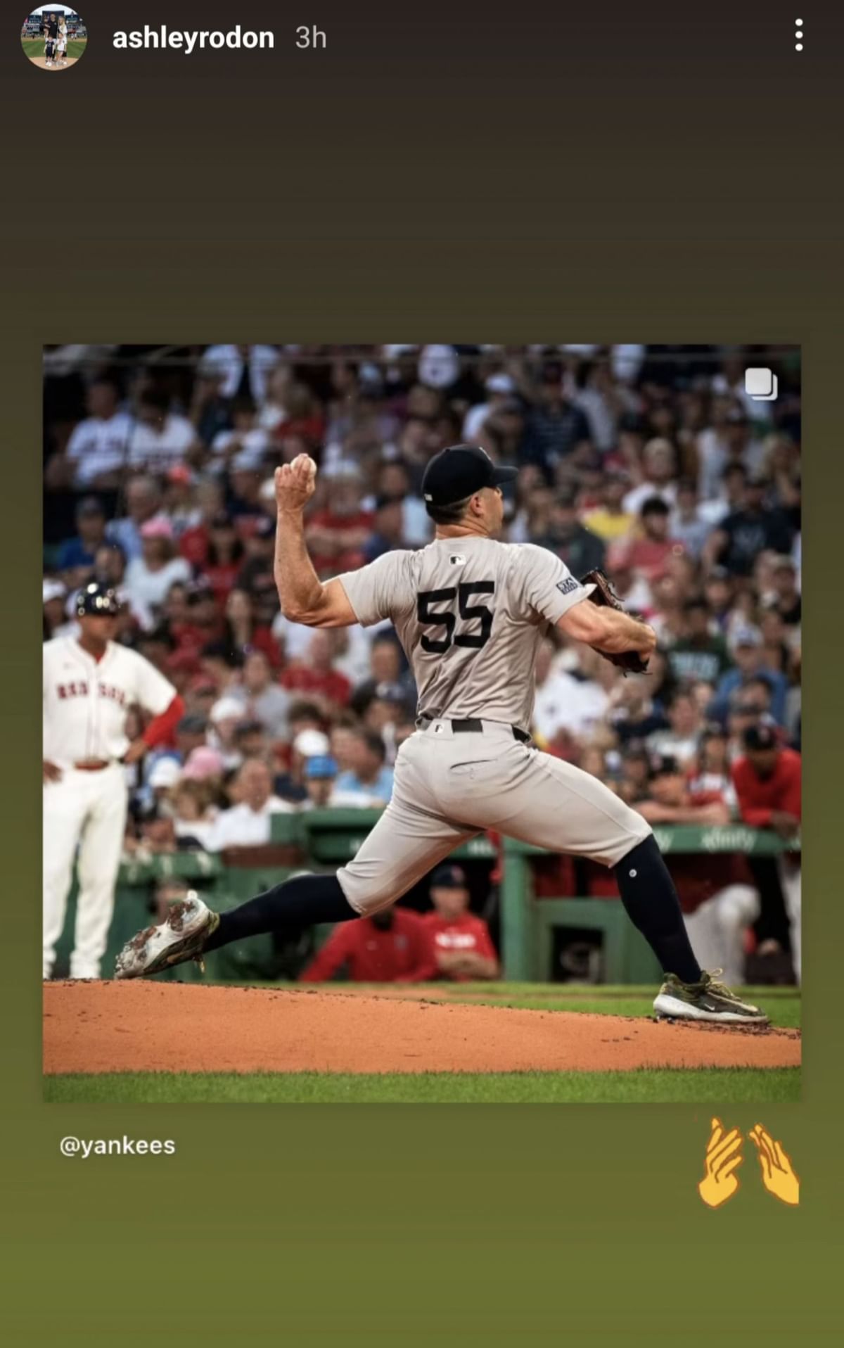 Carlos Rodon's wife Ashley reacts to husband's strikeout performance ...