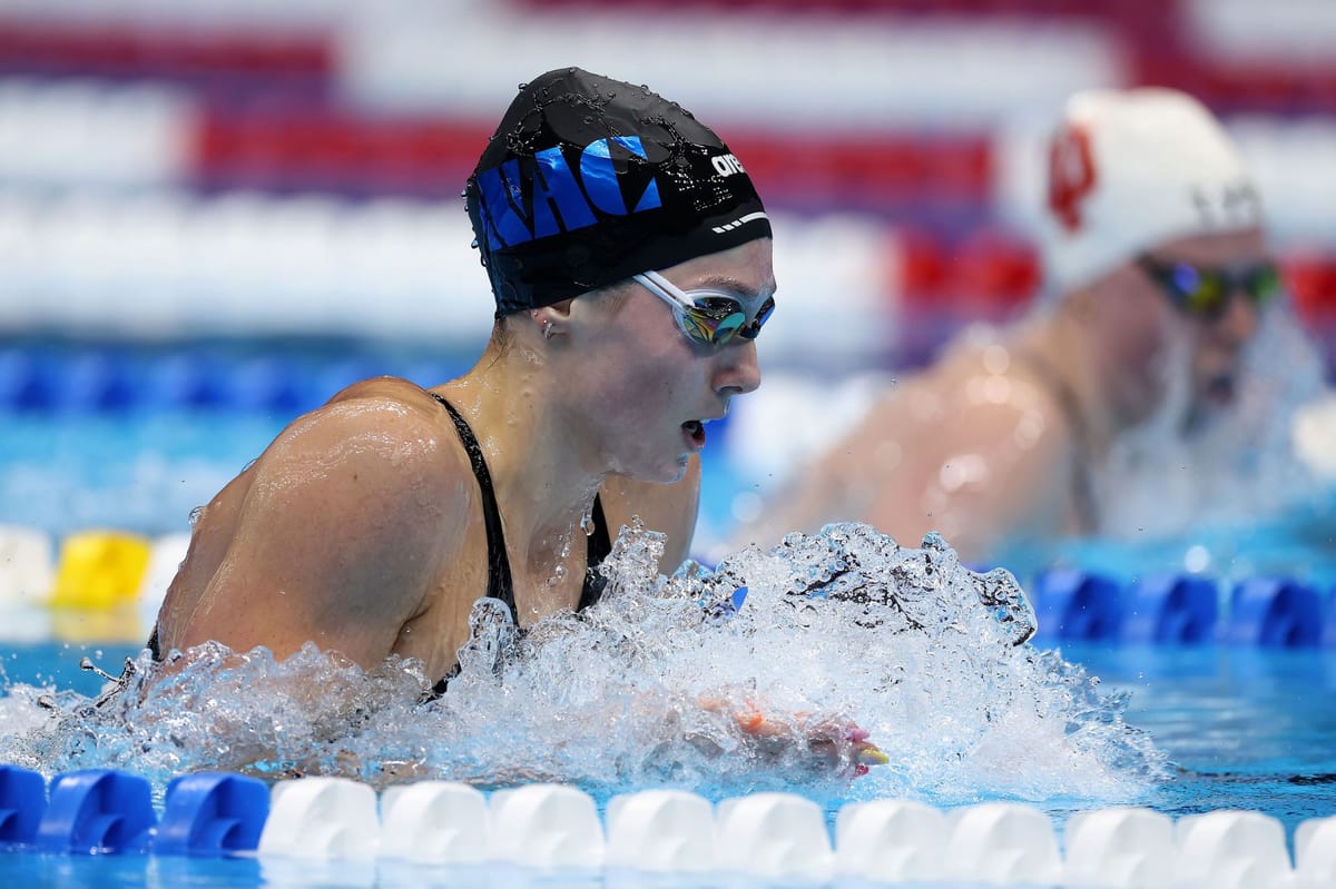 Meet Alex Walsh, Gretchen Walsh's sister who cheered for the new 100m ...