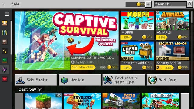 Minecraft announces Summer Celebration sale for Bedrock Marketplace