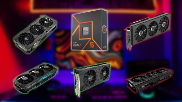 5 graphics cards for Ryzen 5 7600X in 2024