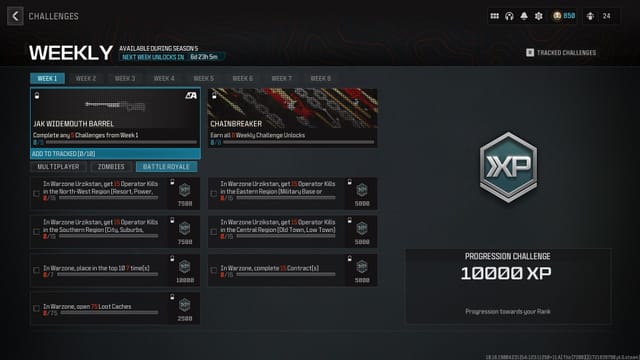MW3 and Warzone Season 5 Week 1 challenges: Rewards and how to complete