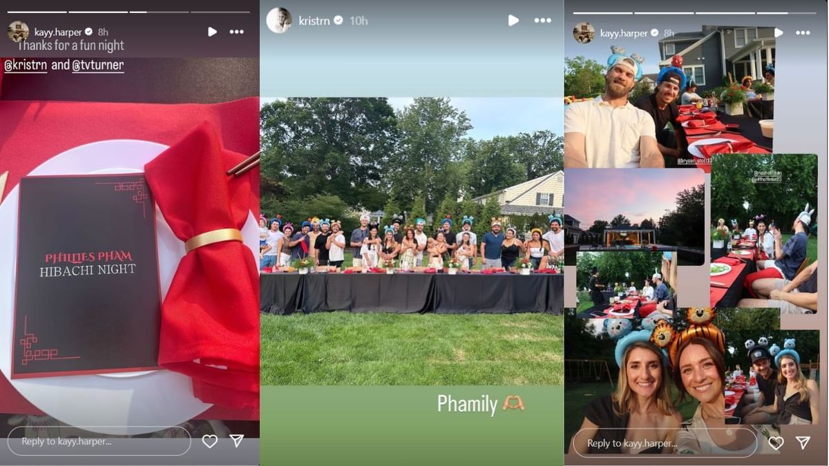 In Photos: Bryce Harper & wife Kayla have a gala time at 'Phillies Pham ...