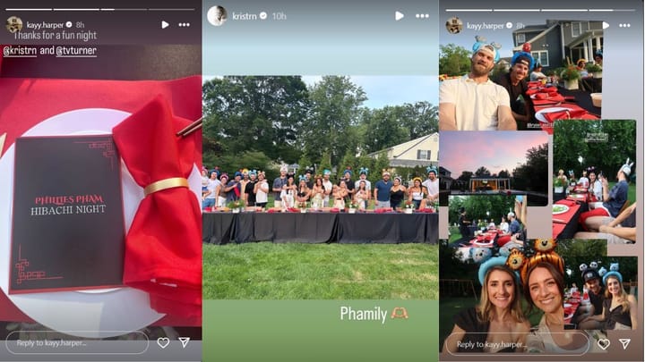 In Photos: Bryce Harper & wife Kayla have a gala time at 'Phillies Pham ...