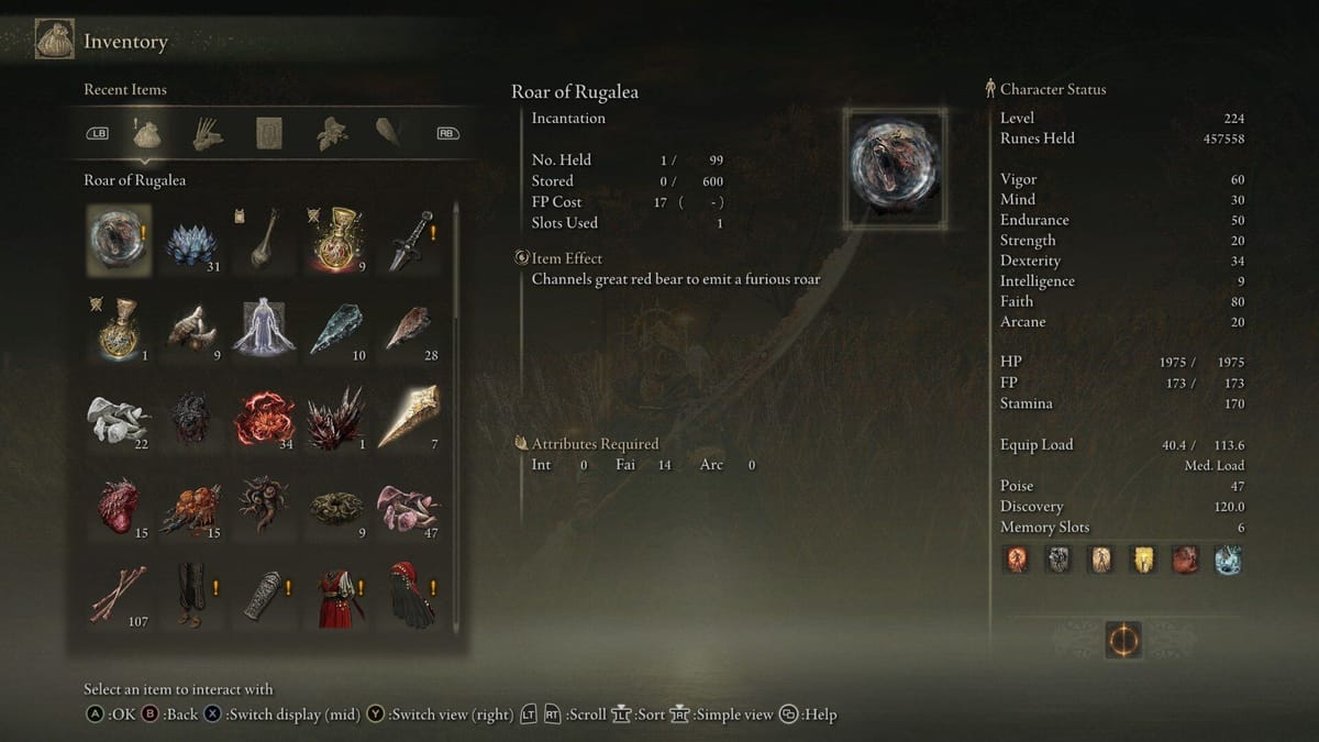 How to obtain the Roar of Rugalea in Elden Ring Shadow of the Erdtree