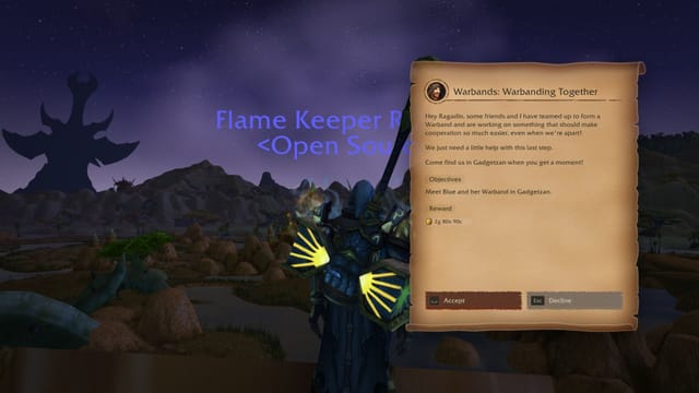 WoW The War Within: How to use the Warband Bank anywhere