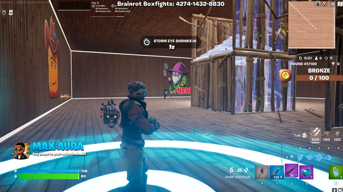 Fortnite Brainrot Boxfights: UEFN map code and how to play
