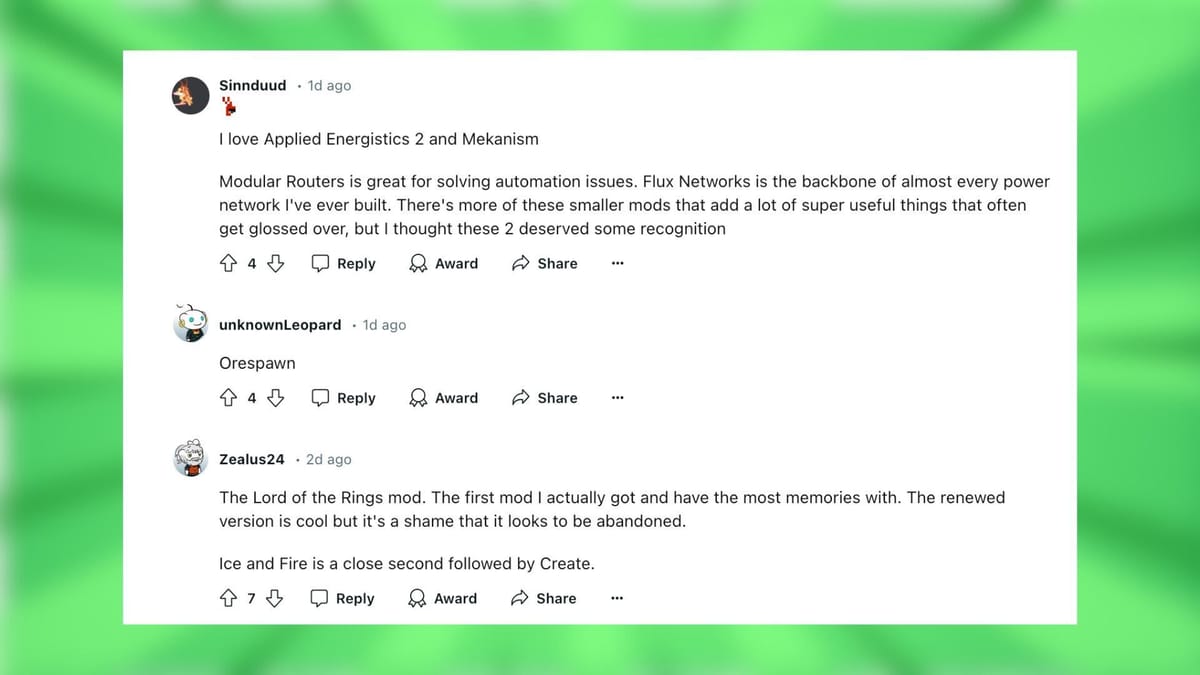 Minecraft players discuss their favorite mods