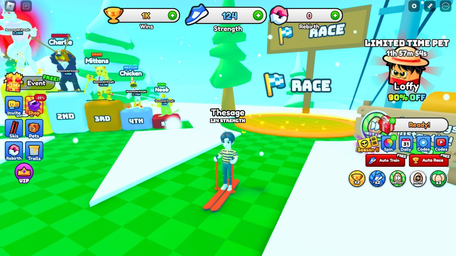 Roblox Ski Race Simulator Codes