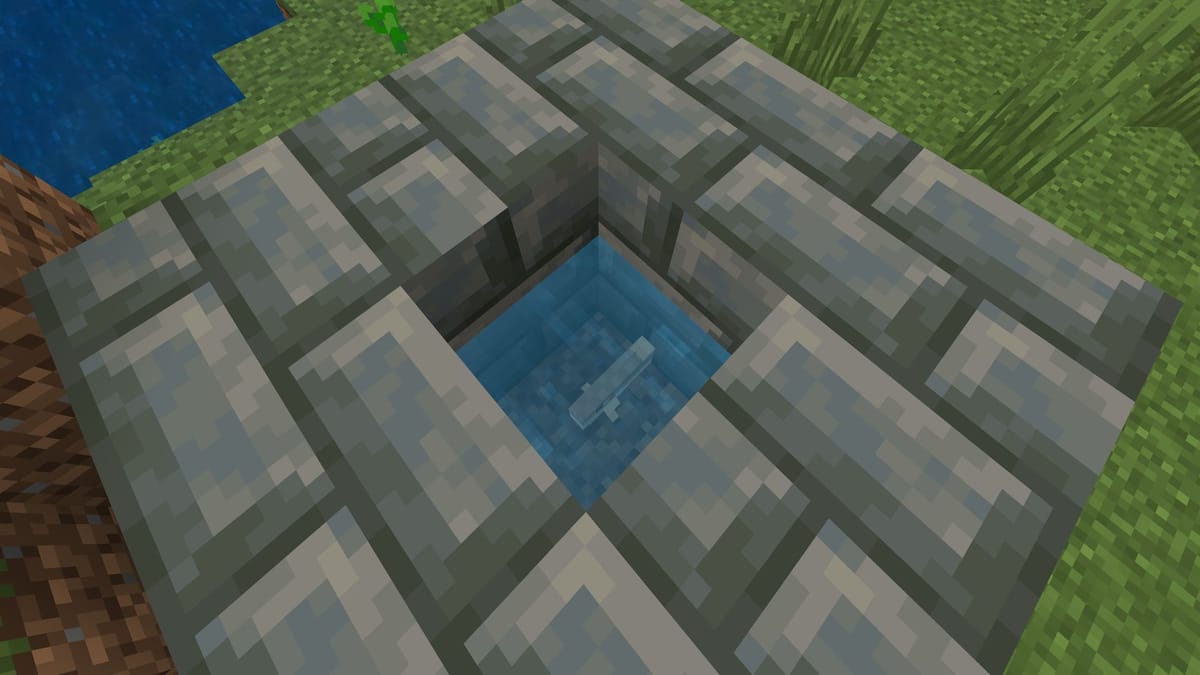 How to make Minecraft Bedrock AFK fish farm