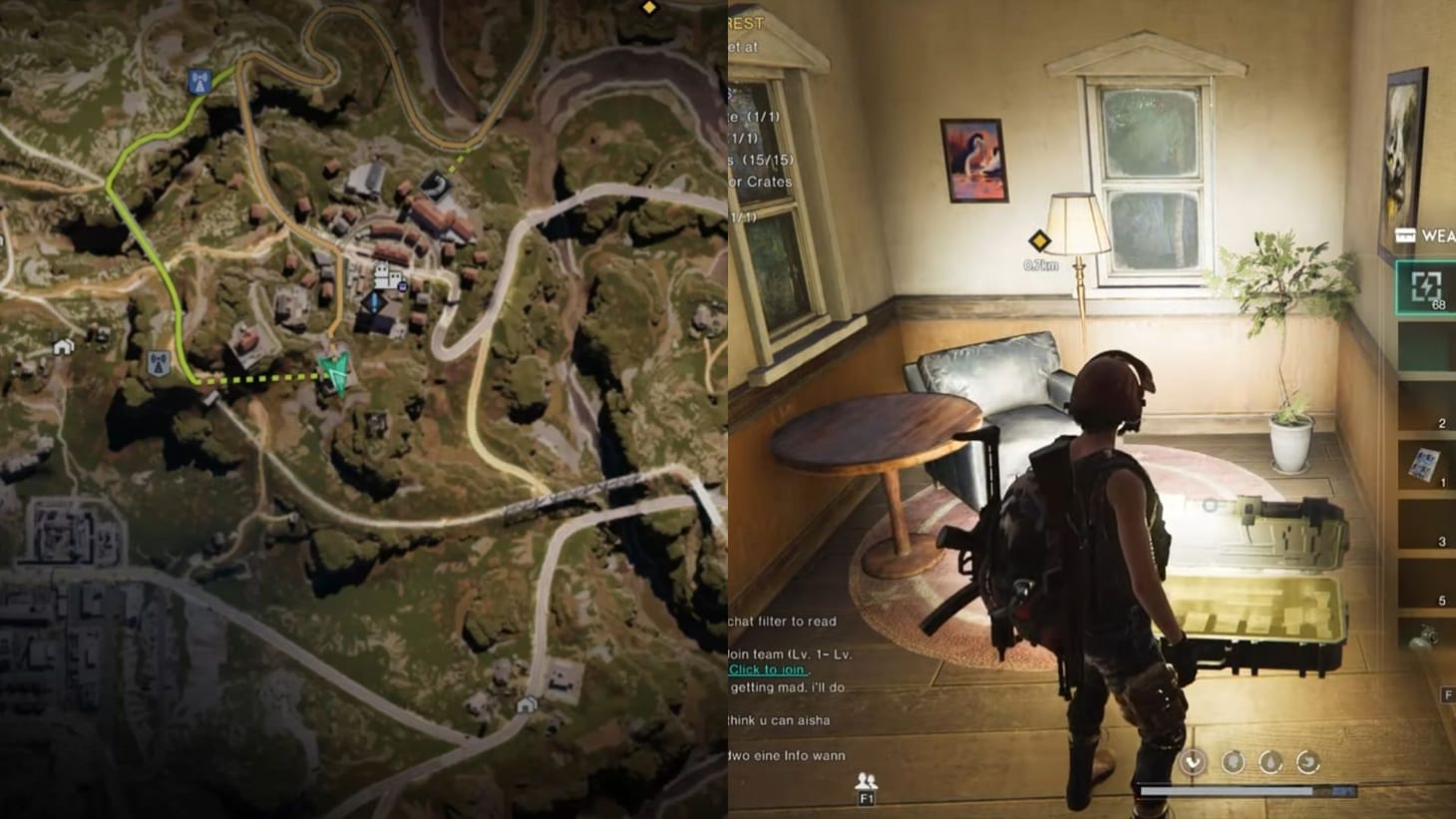 Once Human High Bank passcode and crate locations, explored