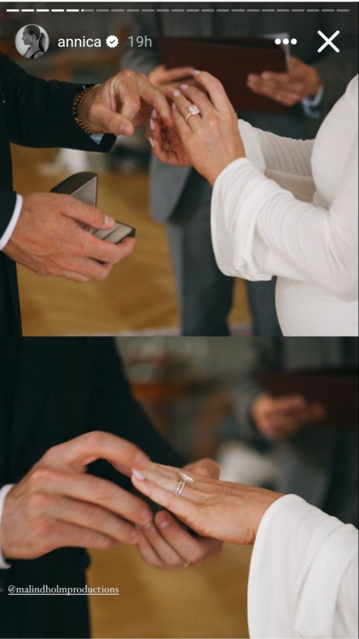 In Photos: Elias Lindholm marries partner Annica with their adorable son being the ring bearer ...