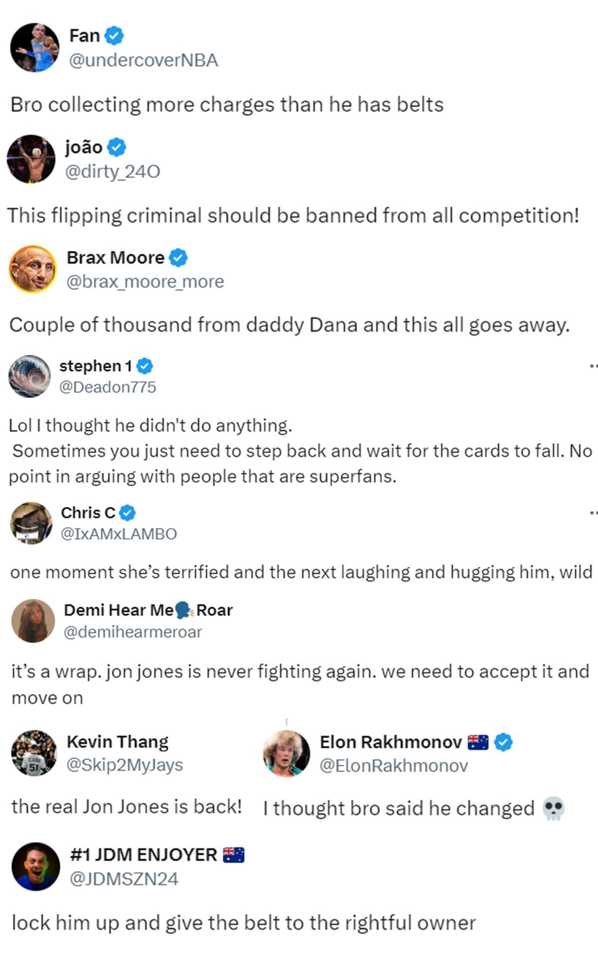 "I thought bro said he changed" - Disappointed fans react to Jon Jones ...