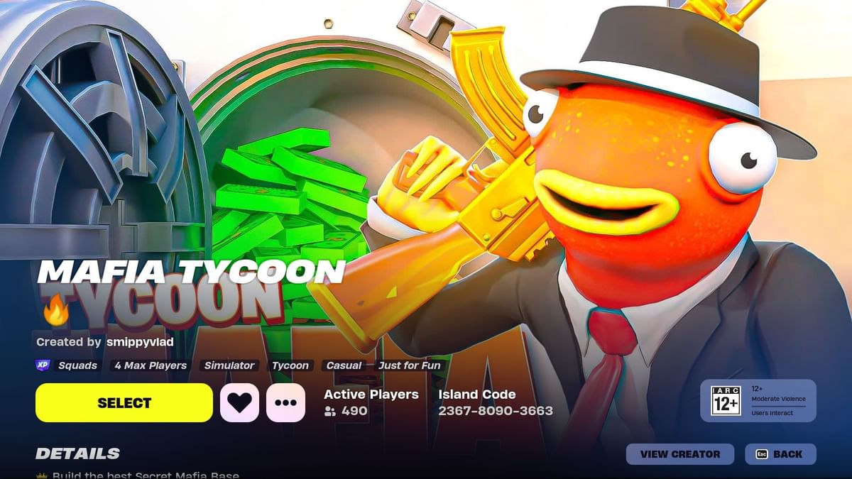 Fortnite Mafia Tycoon: UEFN map code, how to play, and more