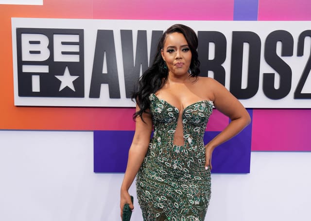 "At least her cringe is consistent"— Internet reacts as Angela Simmons ...