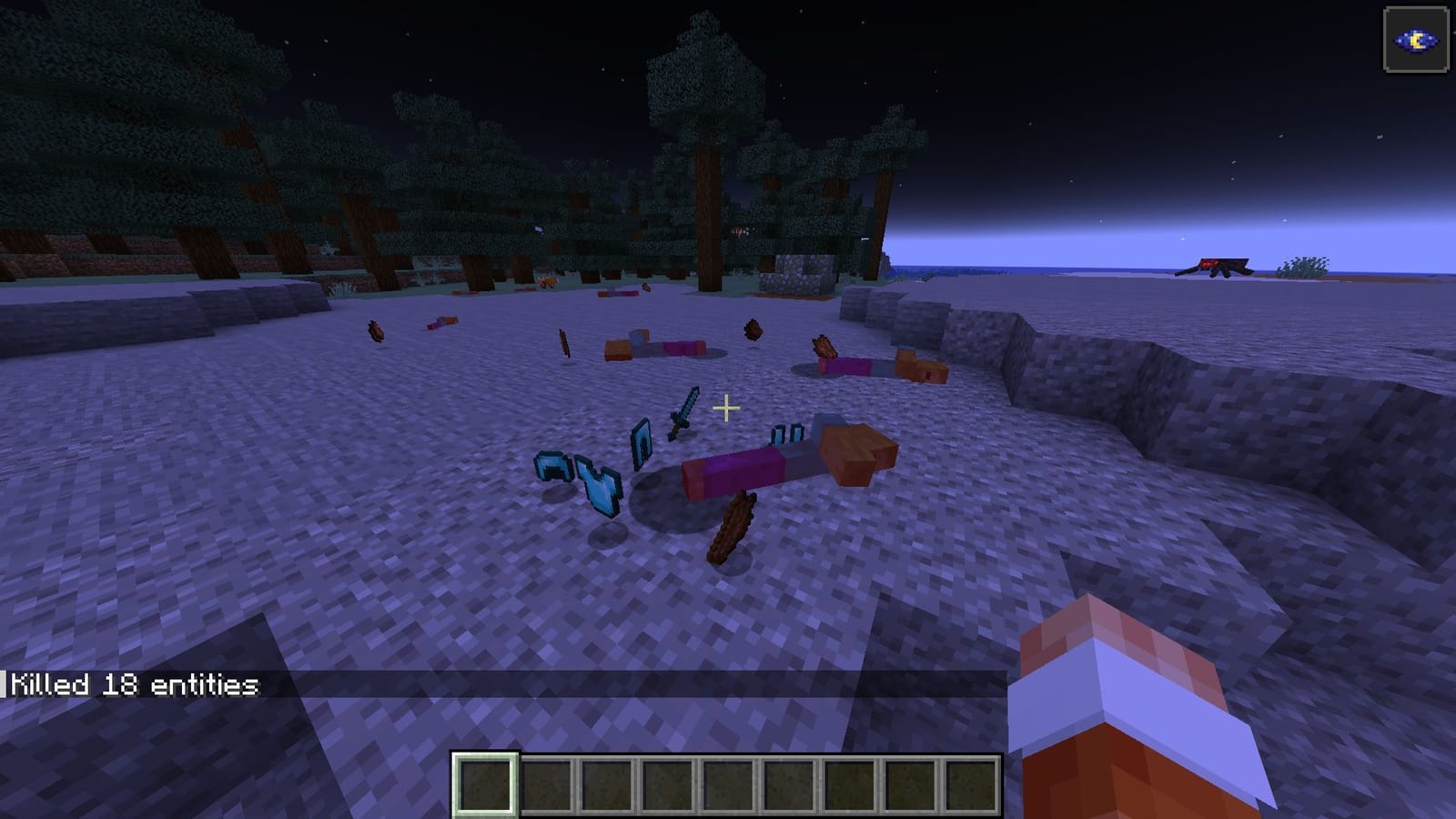 What to do when a Minecraft mob steals your equipment