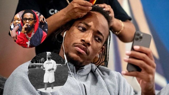 "Drake burning his Raptors jersey" - NBA fans in frenzy over DeMar ...