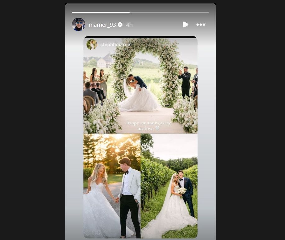 Photo: Mitch Marner’s wife Steph shares loving anniversary wishes on ...