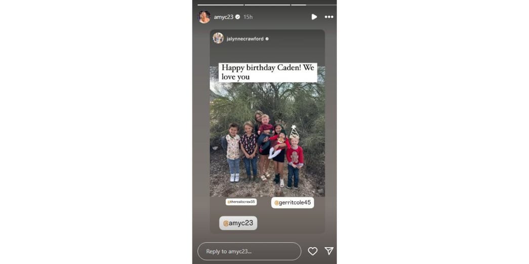 WATCH: Yankees ace Gerrit Cole gives birthday shoutout to son Caden ...