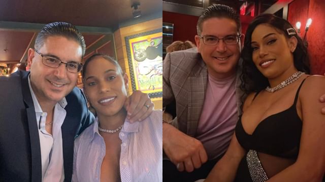 Texas coach Jeff Banks gets married to Danielle Thomas aka 'The Pole Assassin' whose monkey ...