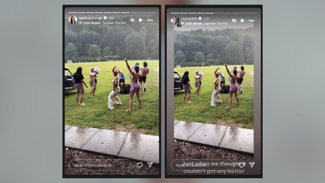 IN PHOTOS: Travis Kelce's ex Kayla Nicole links up with George Kittle's ...